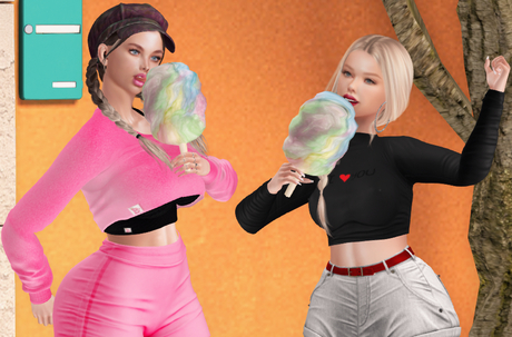 Second Life Marketplace - DAF POSES cotton candy friends